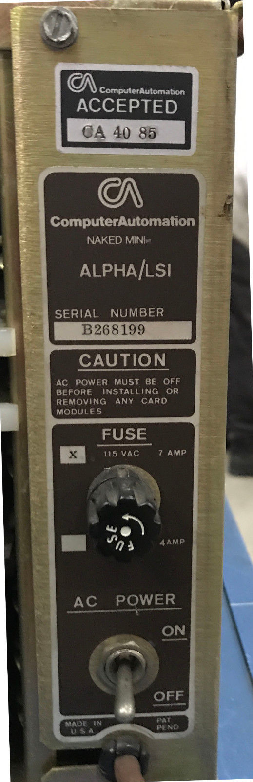 Restoration Update – 6-2020 – 1975 Alpha/LSI-2 Mini Restoration